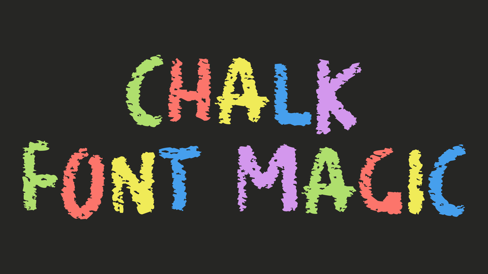 Discover Authentic Chalk Fonts and Chalkboard Effects for Creative ...