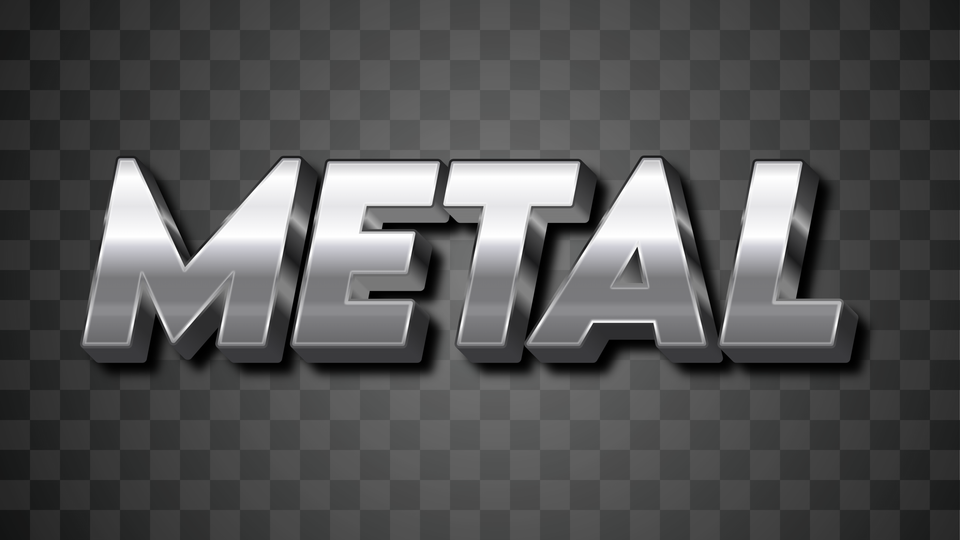 Explore Metal Fonts and Chrome Text Effects for Bold Typography